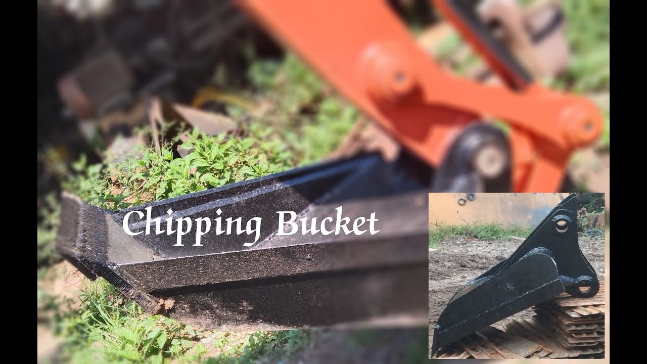 Making an Excavator bucket/Chipping Bucket - YouTube