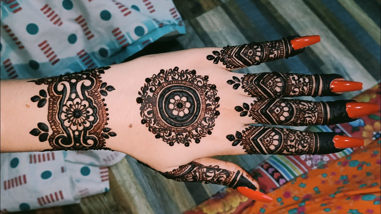 Beautiful Henna bunch Design ️ - YouTube