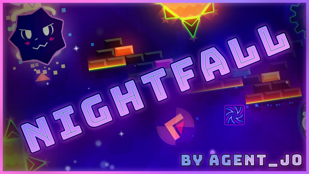 [GD] Nightfall by Agent_Jo (me) - 3 coins - Geometry Dash 2.2 - YouTube