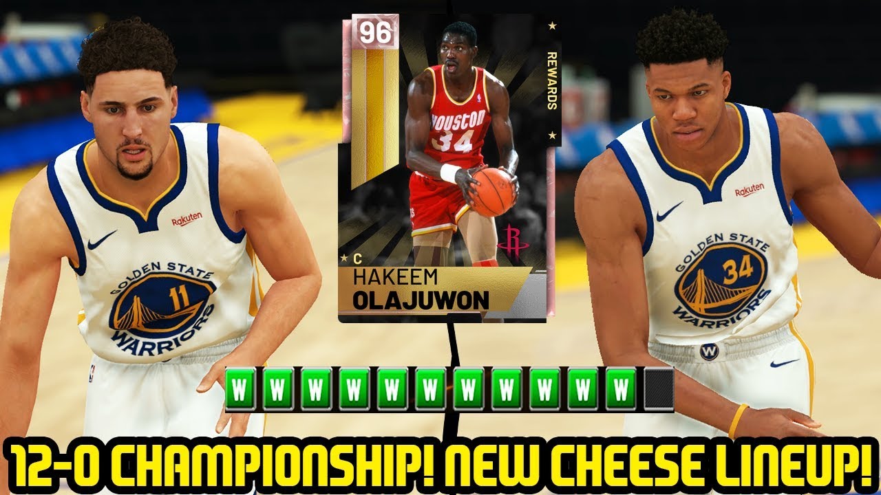 12-0 PINK DIAMOND HAKEEM CHAMPIONSHIP! NEW CHEESE SQUAD! NBA 2K19 ...