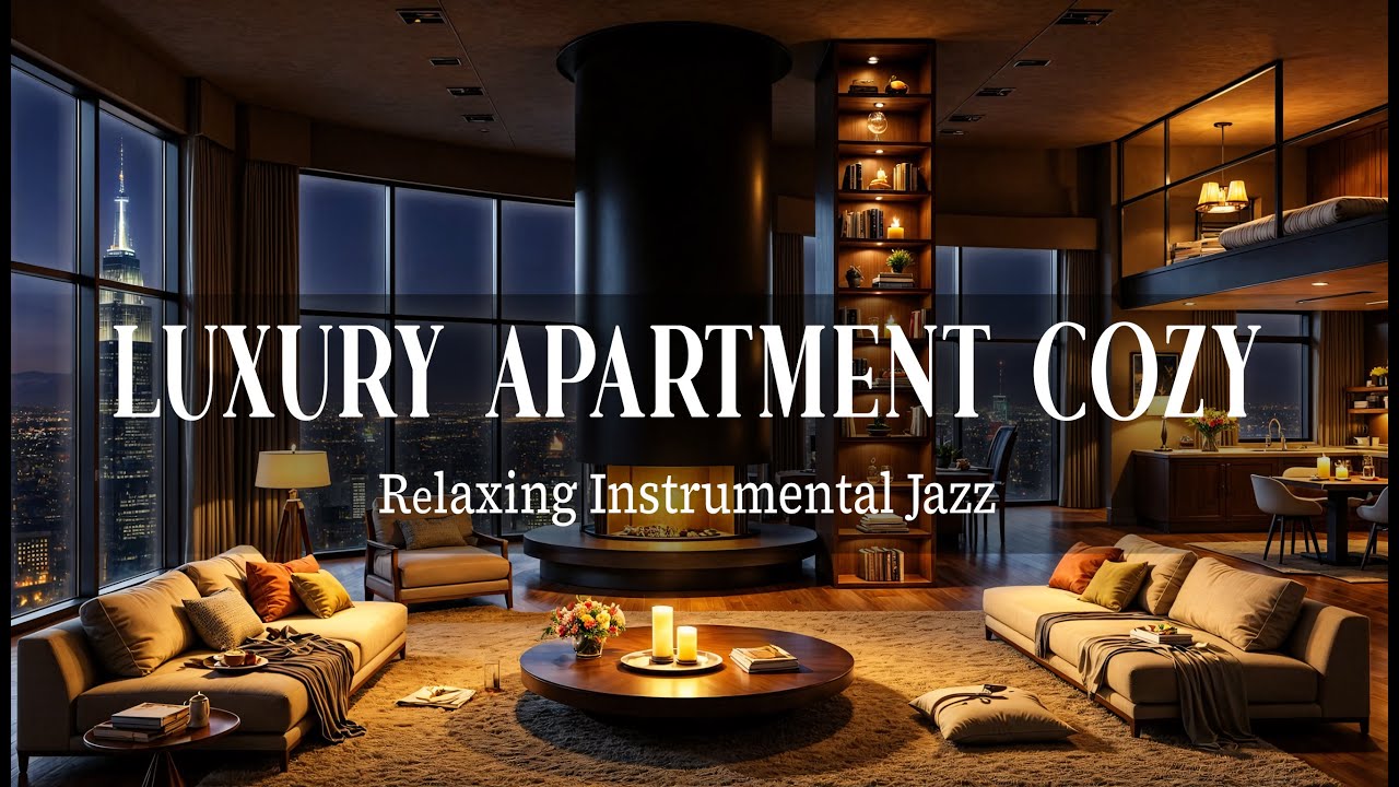 Luxurious And Cozy Apartment ♬ Soft Instrumental Jazz Relaxing Music ...