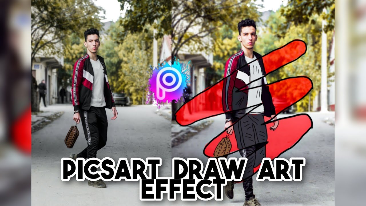 PicsArt Draw Art - PicsArt Tutorial - NH Editz - YouTube