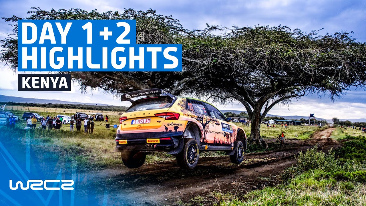 WRC2 Day 1+2 Highlights | WRC Safari Rally Kenya 2024 - YouTube