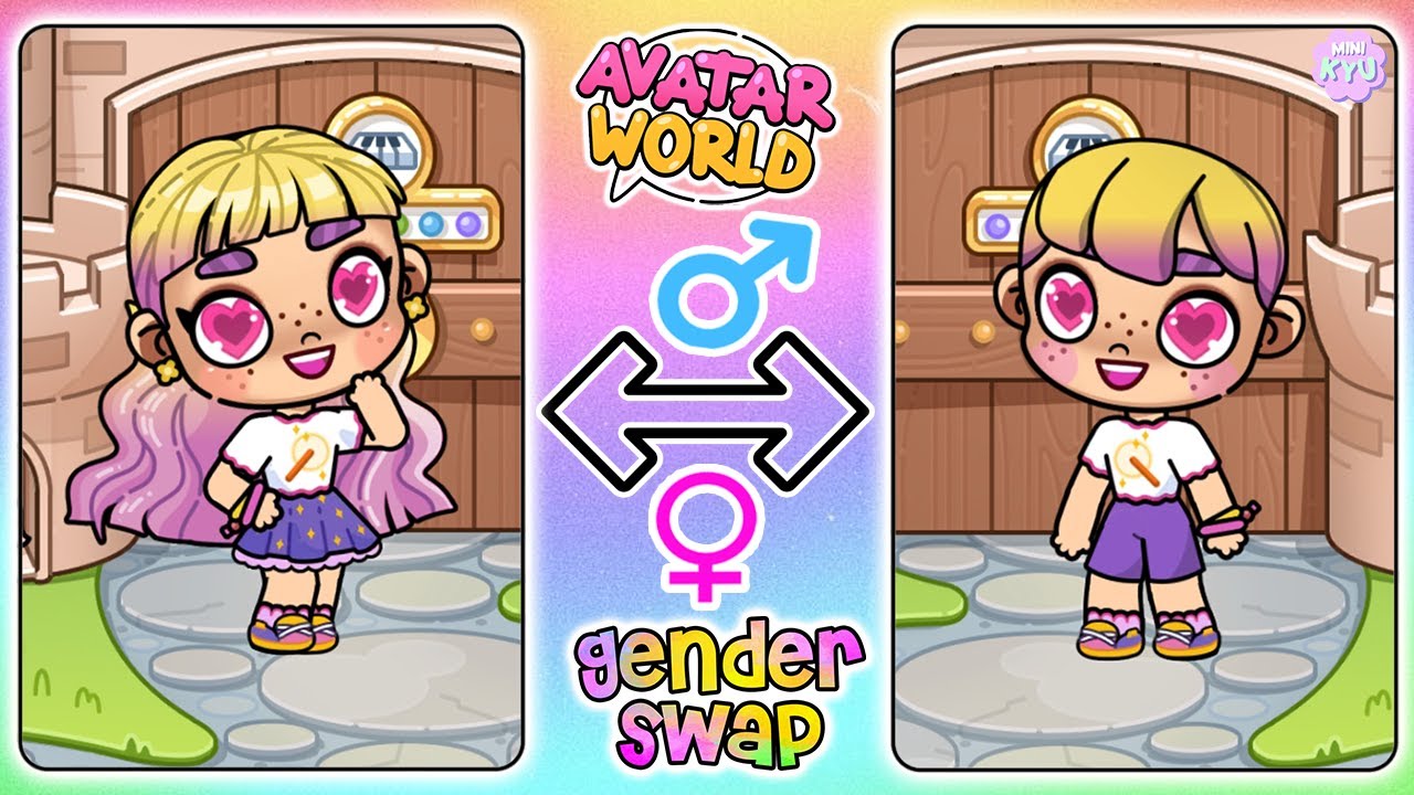 😍 THE CUTEST ♀️♂️ GENDER SWAP CHARACTER in AVATAR WORLD 🌎 (PART 10 ...