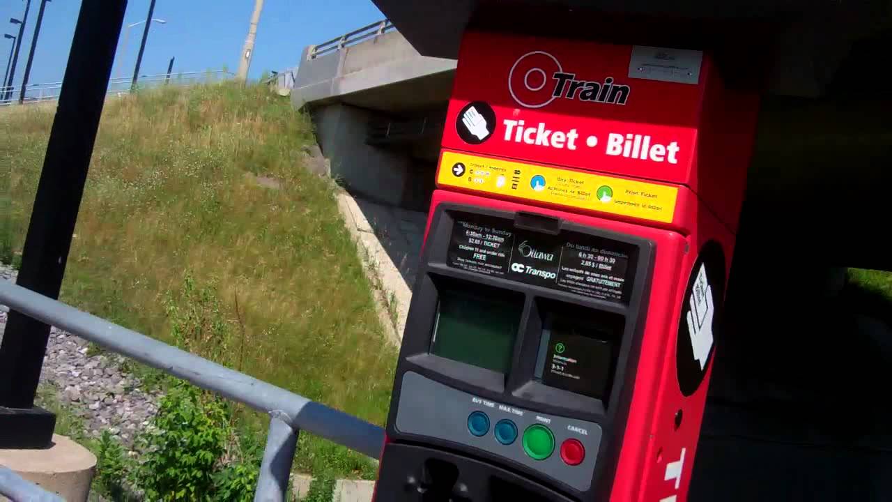 ottawa o-train oc transpo: solar money machine - YouTube