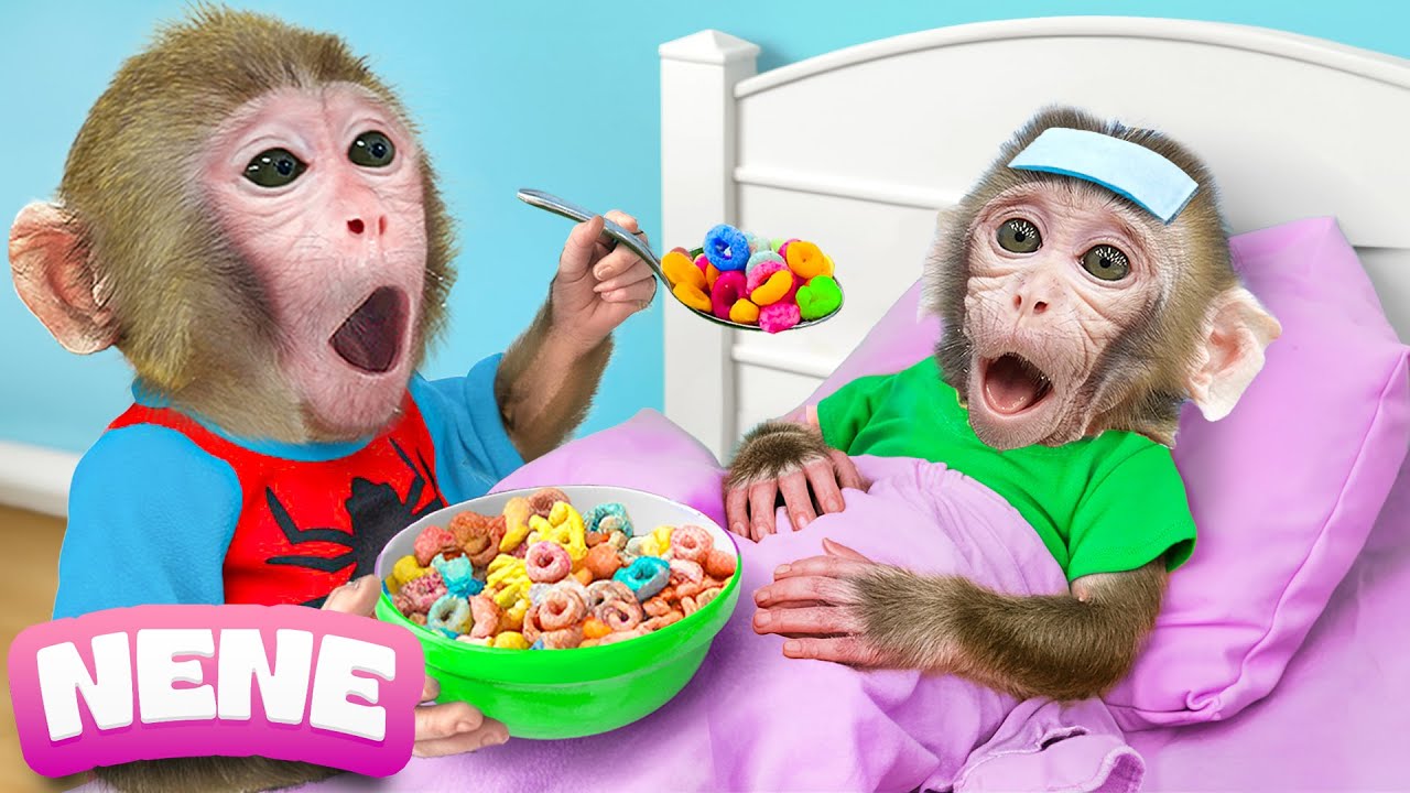 Baby Monkey NeNe Check Up A Sick Little Monkey And Take Care Of Cute ...