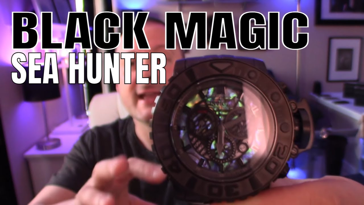 Black Watches | Black Invicta Watch | Invicta Black Sea Hunter 3 - YouTube