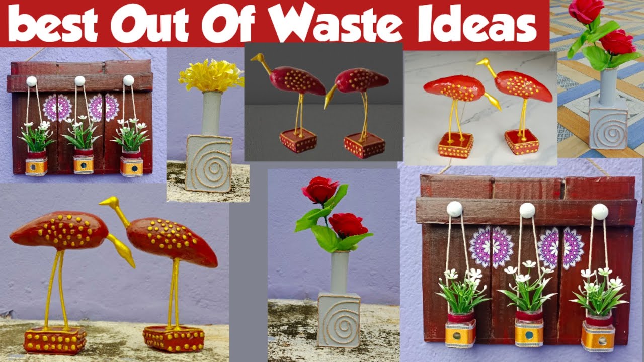DIY Home/Room Decor | Best Out Of Waste | Reuse Ideas | Waste Material ...