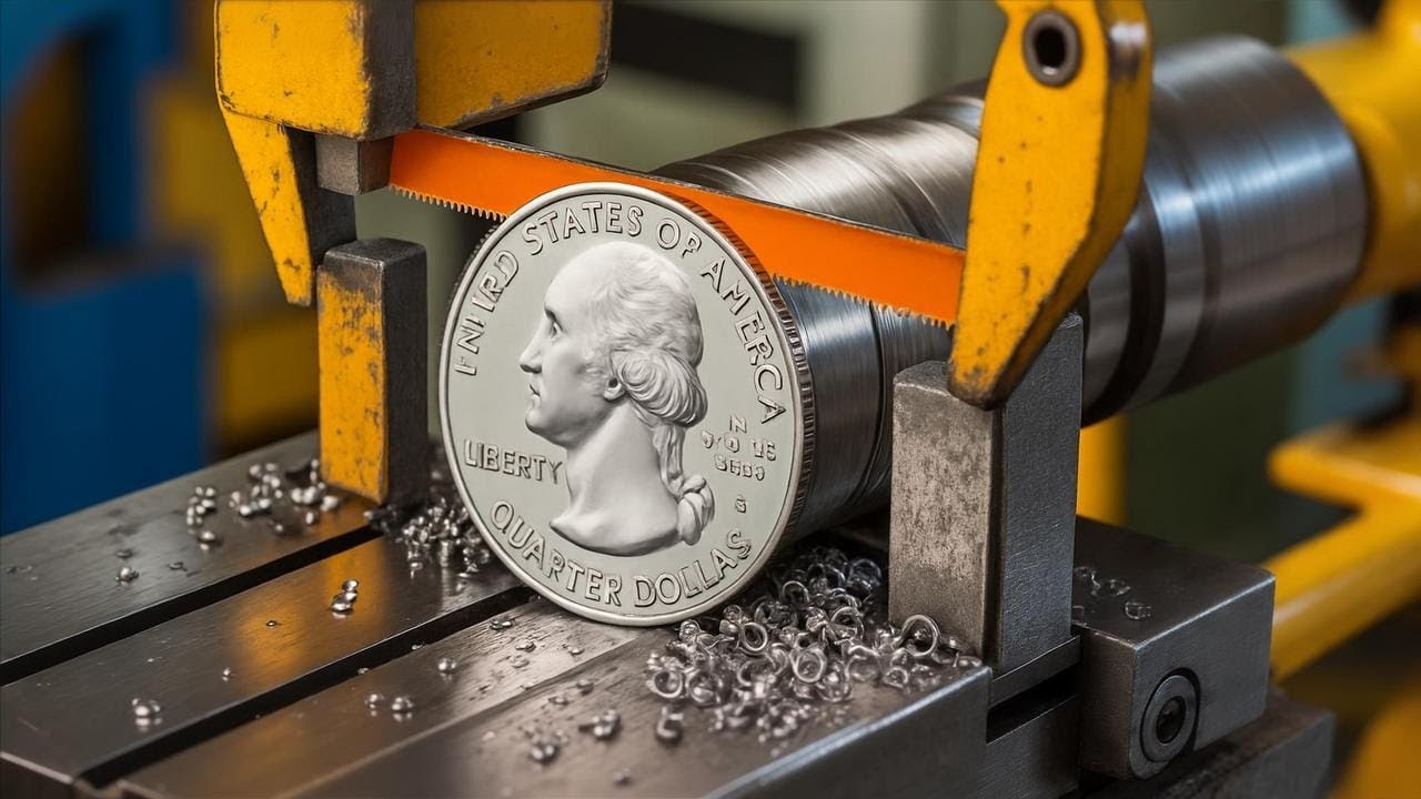 How Coins Are Made — A Rare Look Inside the US Mint Factory - YouTube