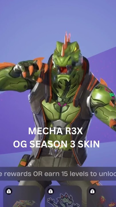 *NEW* MECHA R3X SKIN OG SEASON 3 BATTLEPASS FORTNITE ITEMSHOP! #SHORTS #FORTNITE #FORTNITECLIPS ...