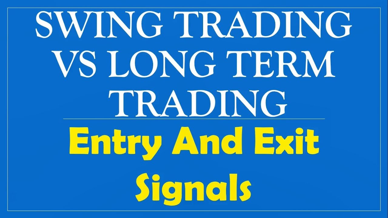 Swing Trading Vs Long Term Trading - Entry And Exit | By Abhijit ...