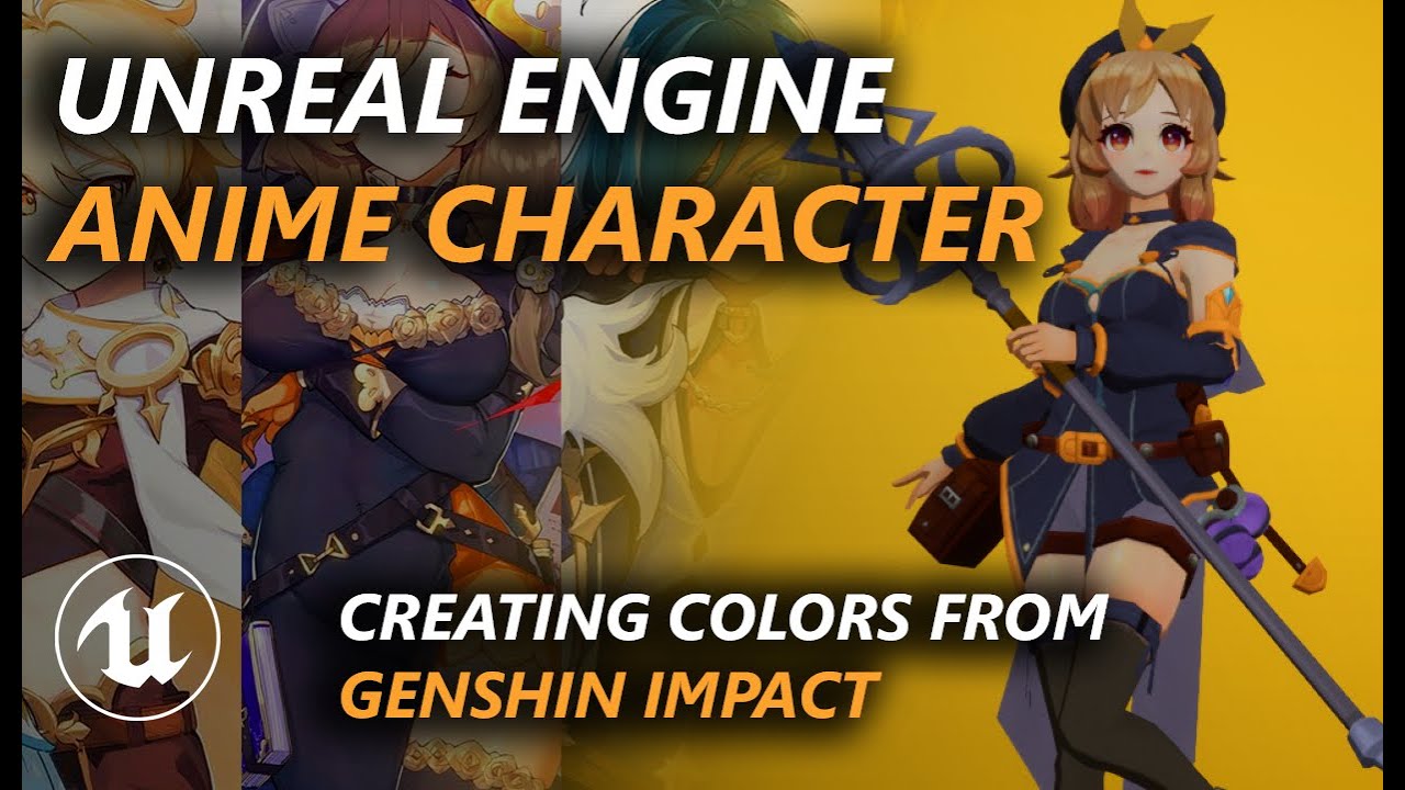 Recreating GENSHIN IMPACT Character colors in UE4 - YouTube