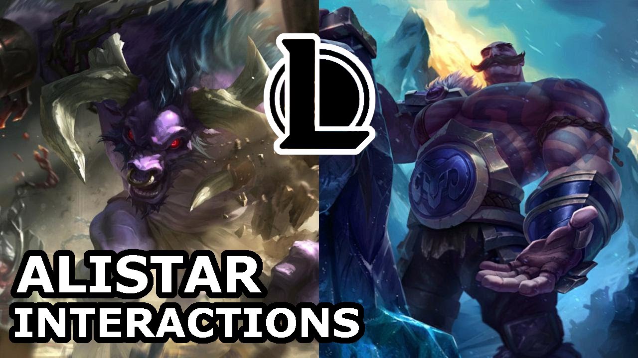 Alistar Interactions with Other Champions | BRAUM KNOWS A COW FOR ...