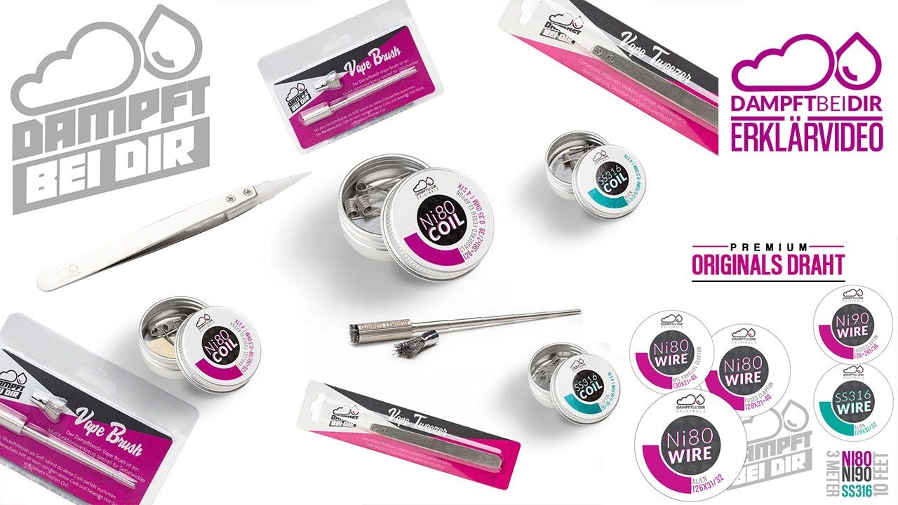 dampftbeidir ORIGINALS | Premium Draht & Coils zum Selberwickeln von ...