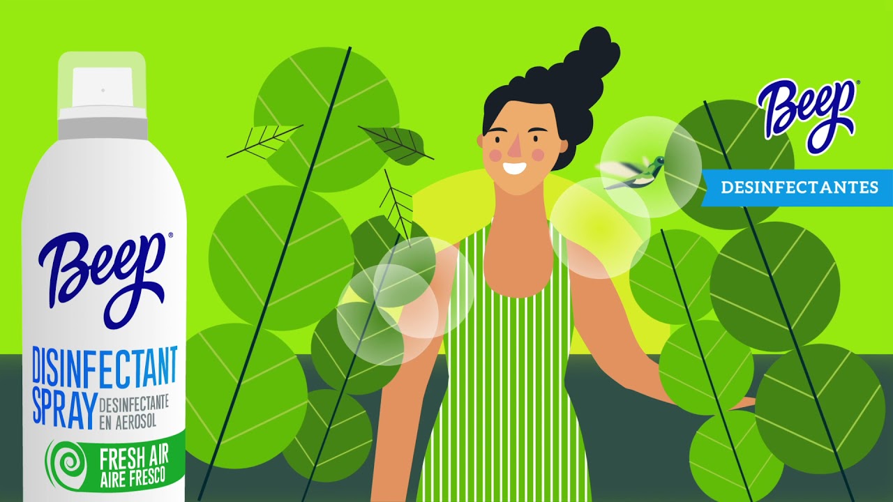 Desinfectante Beep Fresh Air, un toque que transforma. - YouTube