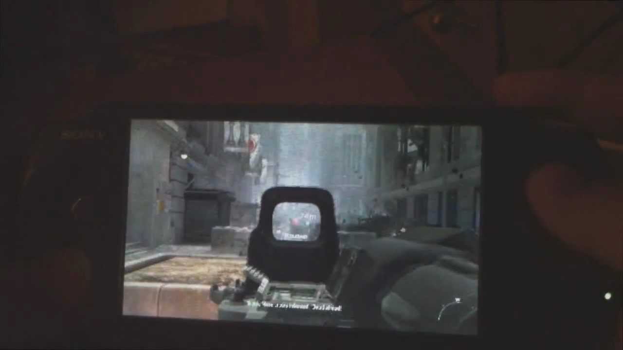 PSP play Call of duty Modern Warfare 3 (เทส) Pspdisp {Custom Control ...