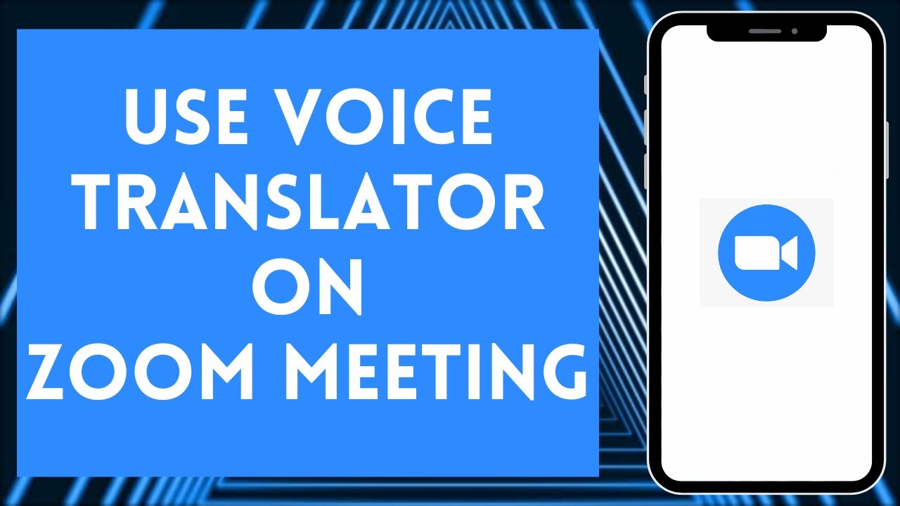 How to Use Voice Translator in Zoom Meeting 2024 | Voice Translator Use ...