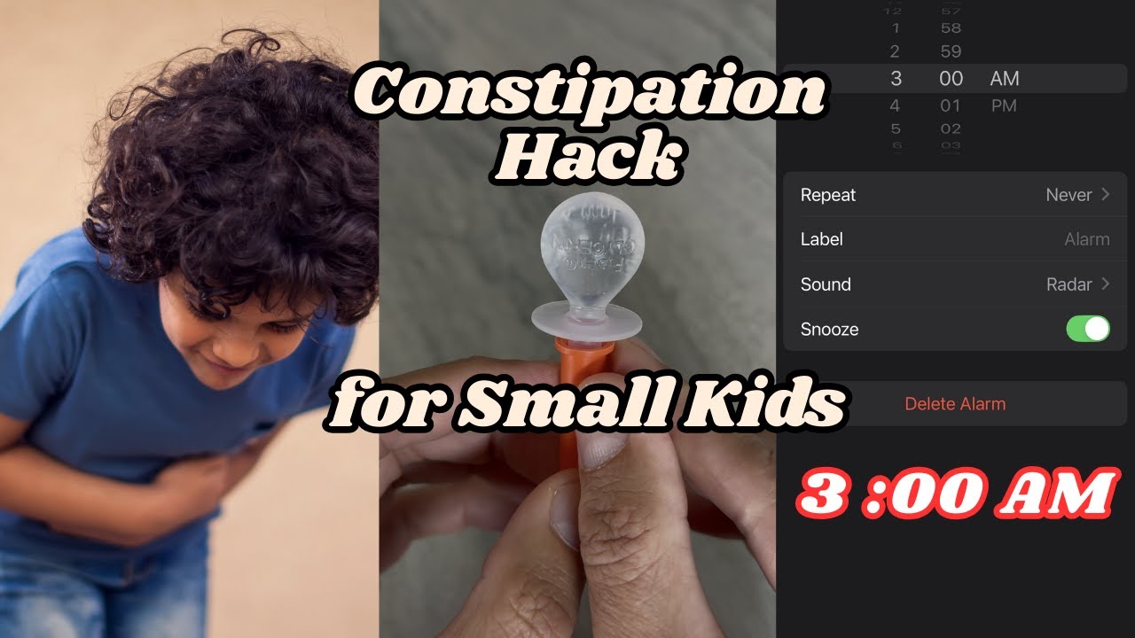 Constipation Hack for Small Kids 💩 ️ - YouTube