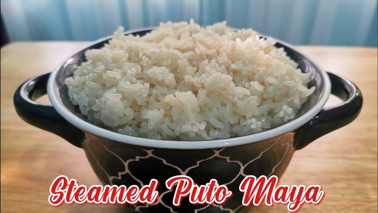 Puto Maya Recipe || Steamed Glutinous or Malagkit Rice - YouTube