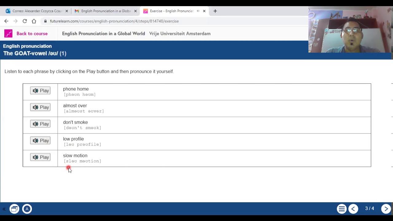 FACE /eɪ/ AND GOAT /oʊ/ Vowels Pronunciation - YouTube