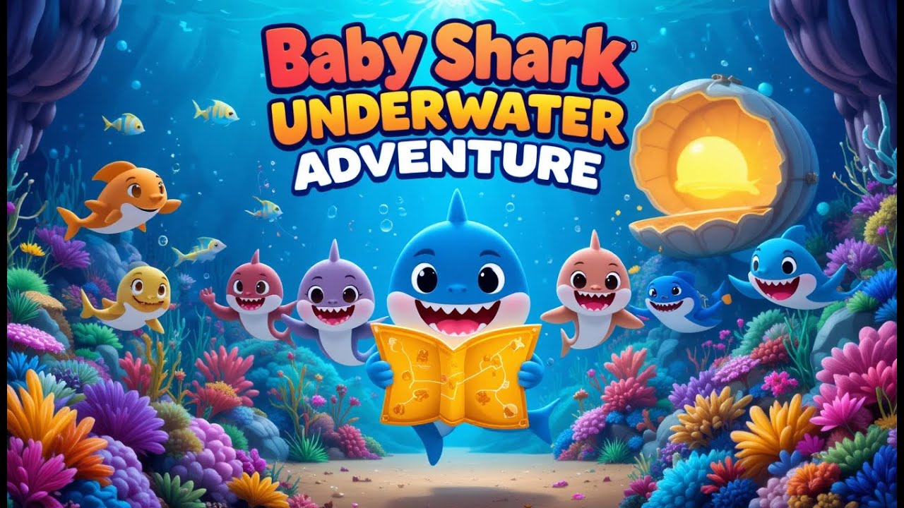 "Baby Shark’s Underwater Adventure | A Magical Journey to the Golden ...