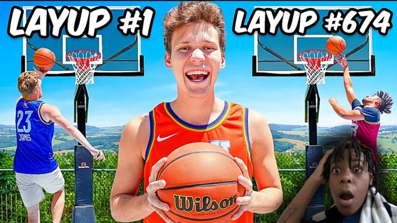 LAST TO MISS A LAY UP WINS $10000 - YouTube