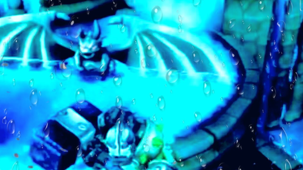 Skylanders Water Element gate slowed music (Rain Ambience) - YouTube