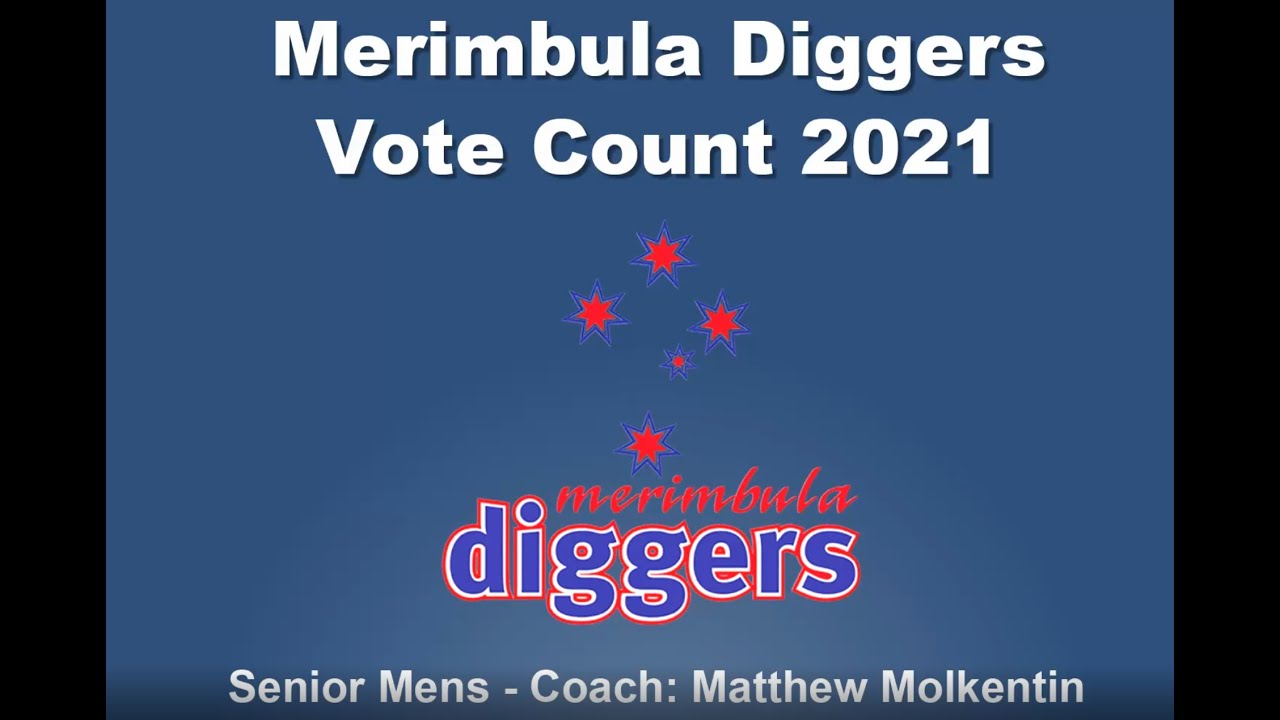 2021 Senior Mens Merimbula Diggers Best and Fairest Vote Count - YouTube