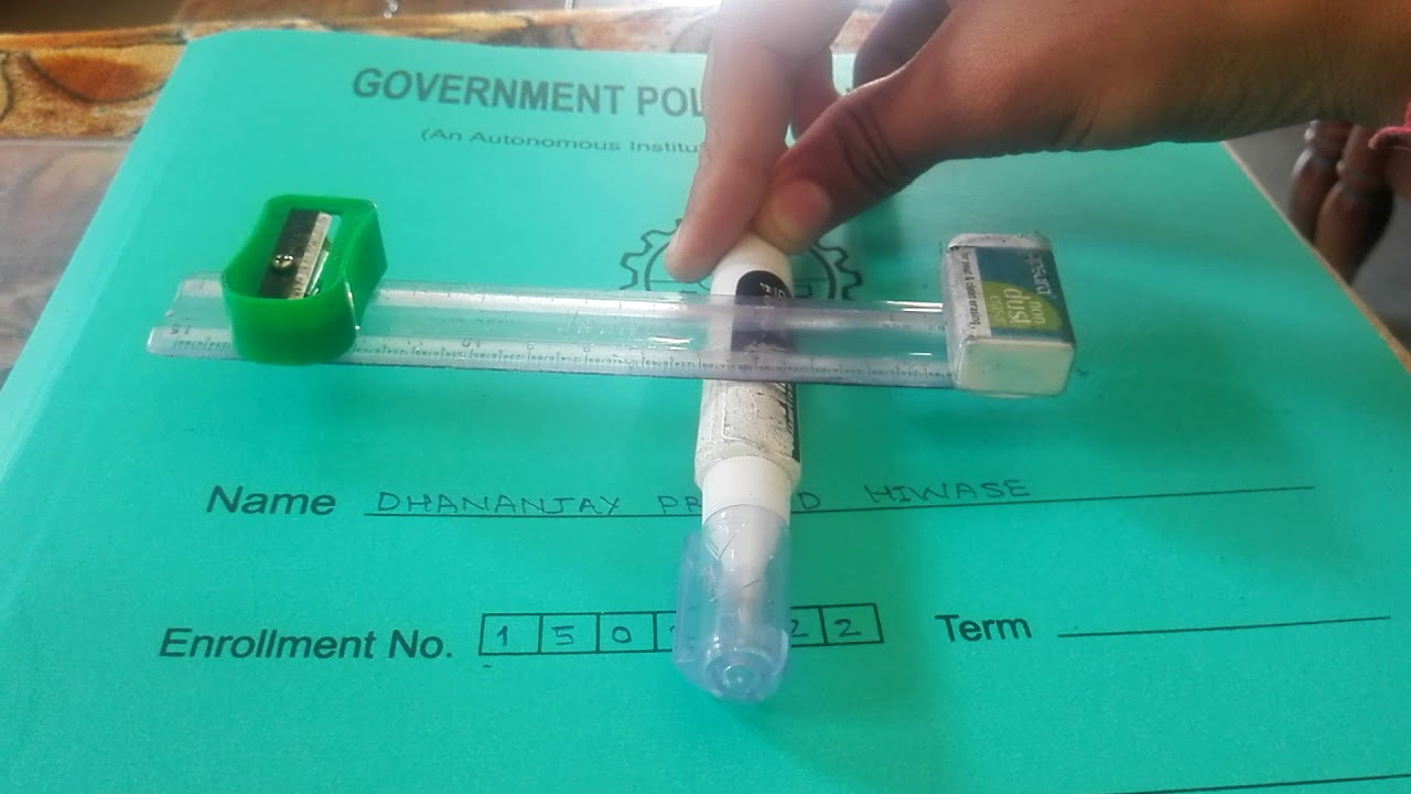 Simple lever principle home made - YouTube