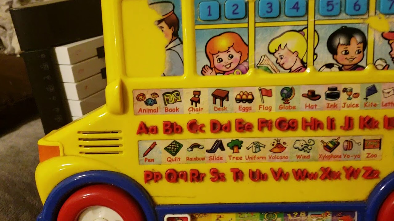 Alphabet School Bus See & Learn Piano - YouTube