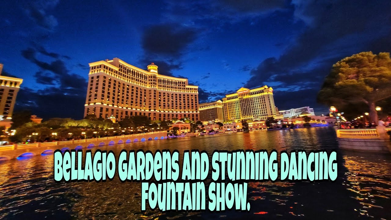 THE BELLAGIO SUMMER GARDEN DISPLAY AND STUNNING DANCING FOUNTAIN SHOW ...