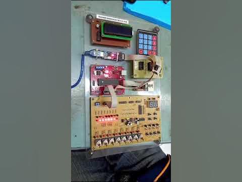 PRAKTEK ATMEGA 8535 DENGAN KEYPAD NOMOR 12 J - YouTube