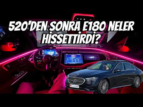 Mercedes E180 W214 İncelemesi | BMW 520i ile Karşılaştırınca Sonuç Ne?