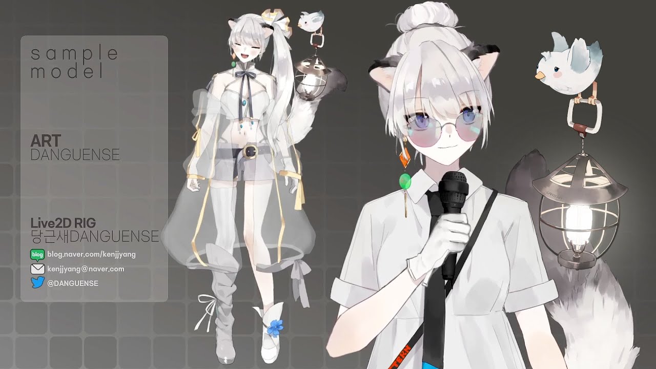 [Live2D Showcase] Lip sync - YouTube