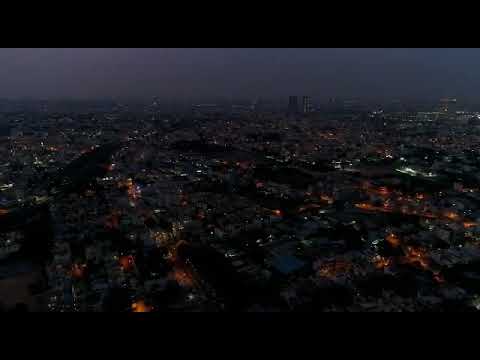Bangalore Drone Night View - YouTube
