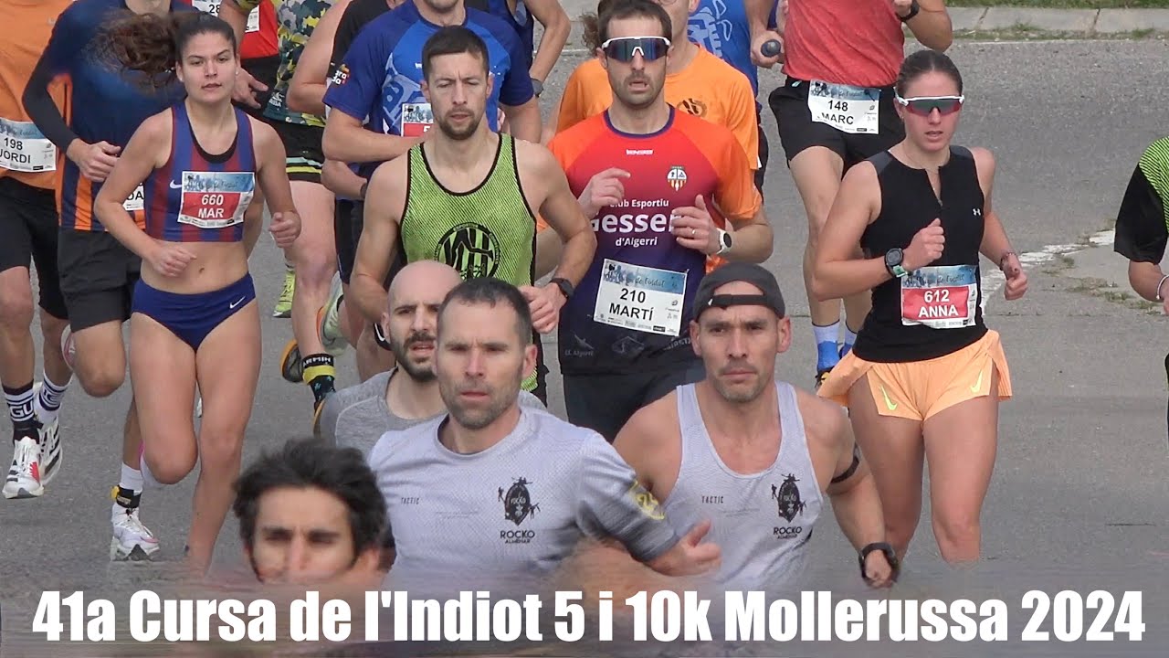 41a Cursa de l'Indiot 5 i 10k Mollerussa 2024 🧷 - YouTube