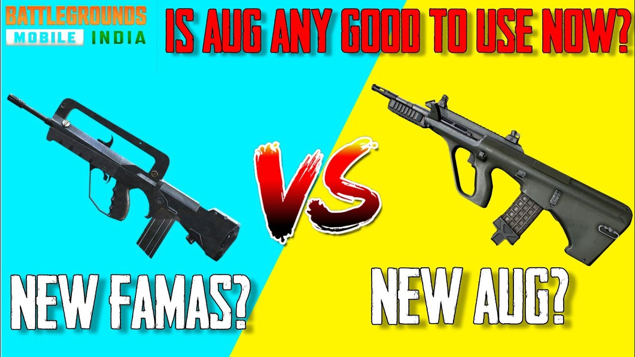 *New* BGMI Update 2.8, "AUG A3 & FAMAS" (Weapon PUBG Mobile) Guide ...