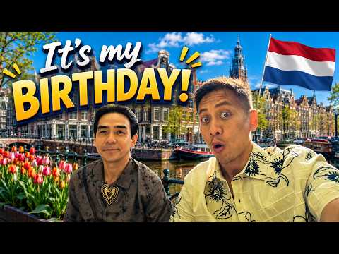 Visiting Amsterdam, Netherlands for My Birthday 🇳🇱 | Vlog #1896