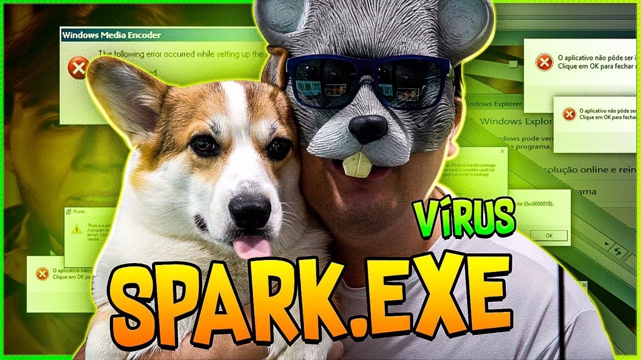 VÍRUS INICIA JUNTO COM WINDOWS - SPARK.EXE - RATÃO VIRAL 💀 - YouTube
