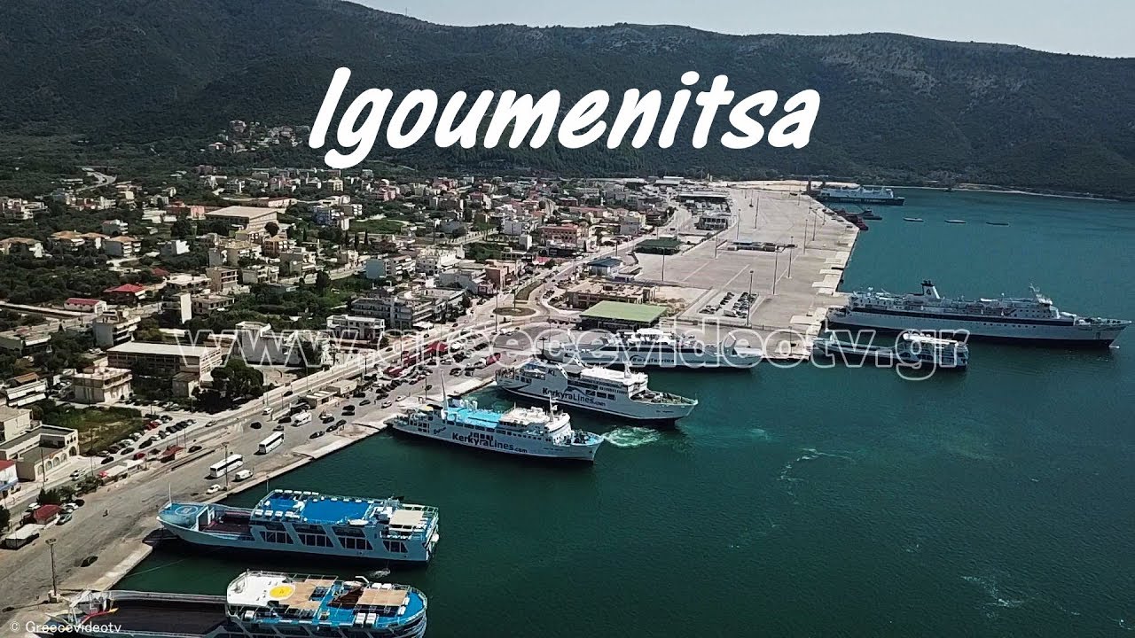 Igoumenitsa Thesprotia Epirus Greece Drone Ηγουμενίτσα Θεσπρωτίας ...