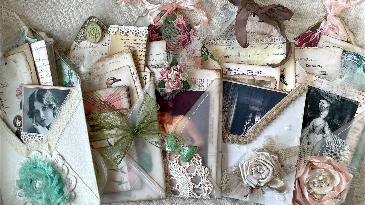 Stuffed Envelope Gift Sets - DT Project for Everlasting Journals - YouTube