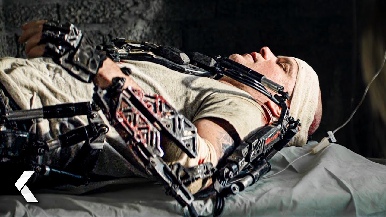 Matt Damon Gets The Exoskeleton - Elysium - YouTube