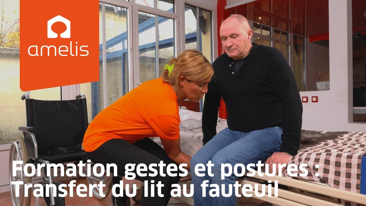 Comment faire un transfert du lit au fauteuil et du fauteuil au lit ...