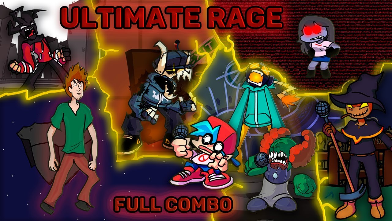 Friday Night Funkin|vs Ultimate Rage mod|FC all songs - YouTube