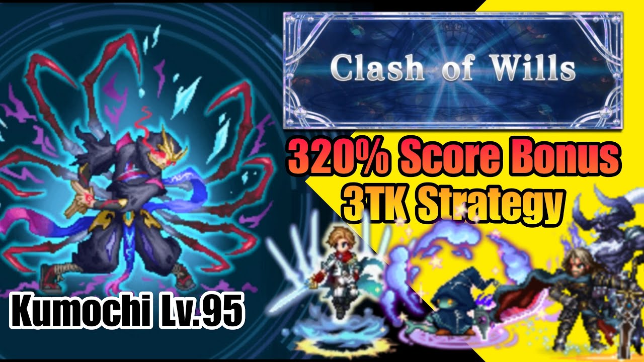 [FFBE] Kumochi Lv. 95 with 320% Mod Bonus | 3TK Strategy - YouTube