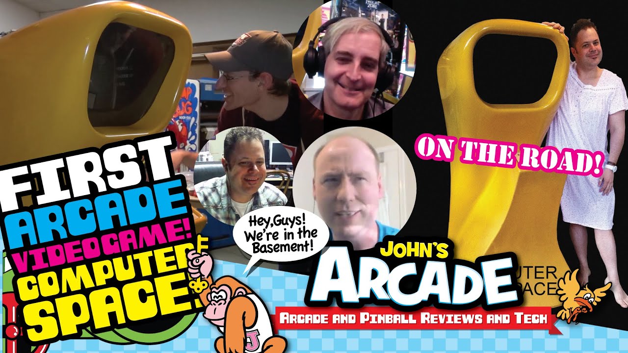 John gets a 1971 Yellow Nutting Computer Space Arcade game! 1st video ...