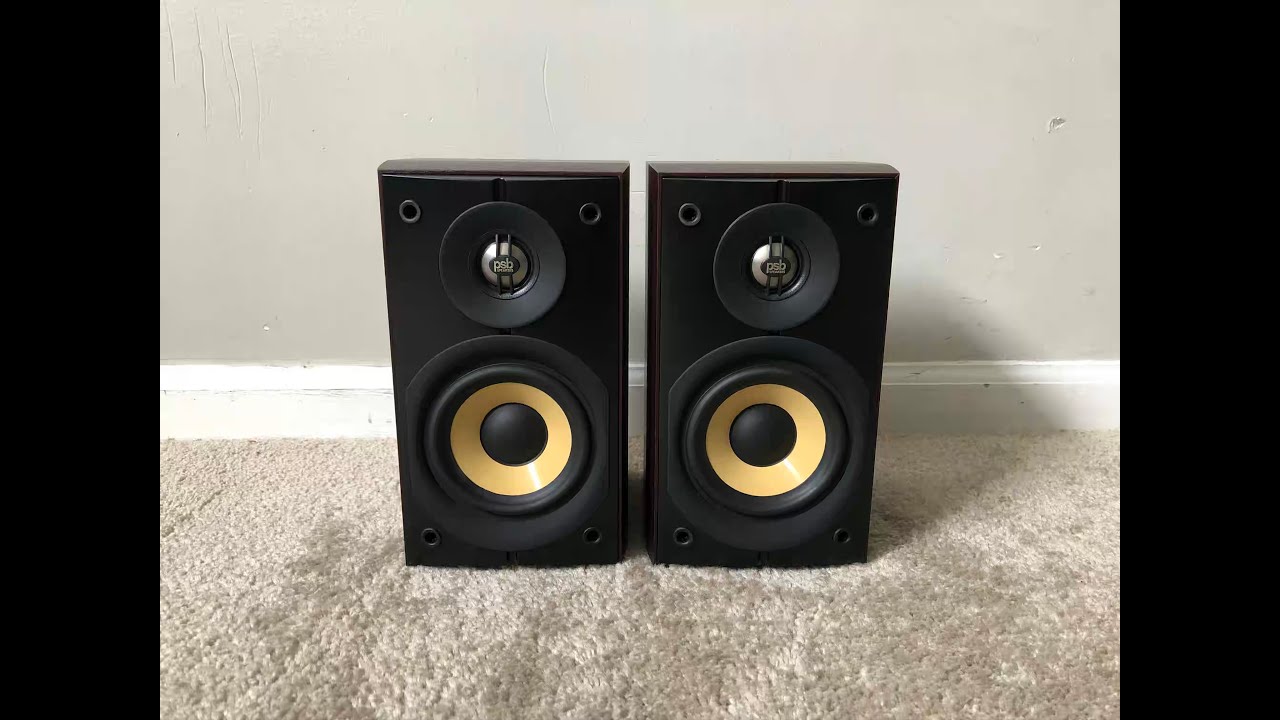 PSB B4 Image Series Home 2 Way Bookshelf Speakers - YouTube