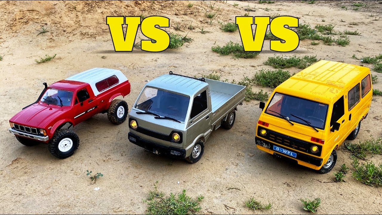 WPL C24 vs WPL D12 vs WPL D42 | Remote Control Jeep | RC Jeep - YouTube