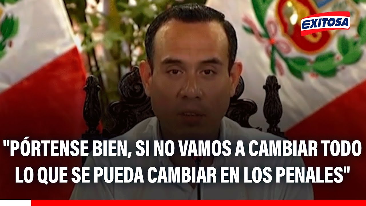 🔴🔵 José Jerí: "Pórtense bien, si no vamos a cambiar todo lo que se ...