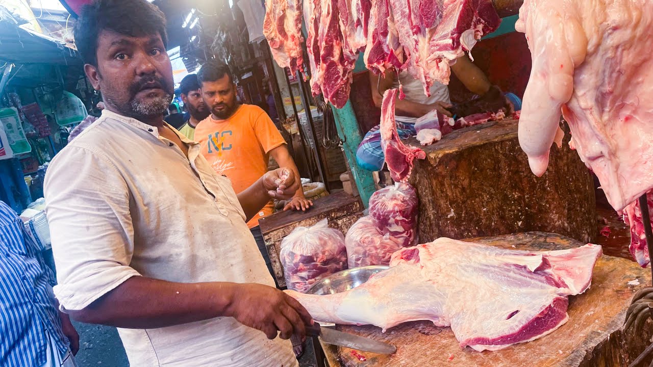 Amazing Big Cow Leg Cutting Skills in quick time Part 152 ।। Cutting ...